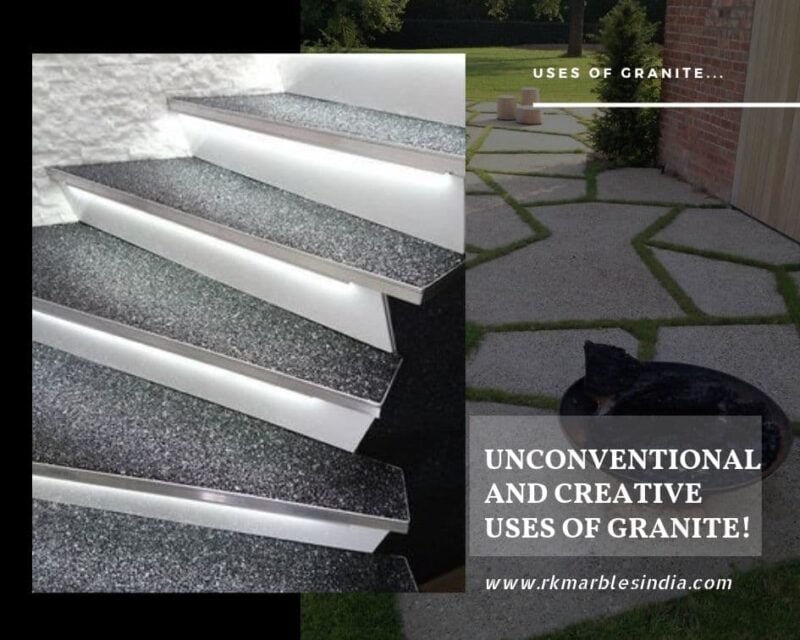 Unconventional and creative uses of granite- RK Marble