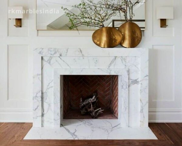 Marble fireplace- Enhance the look of interiors!- RK Marbles India