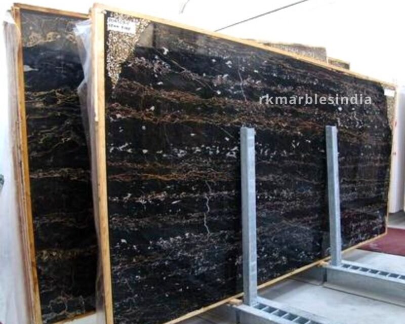 Golden Portoro Waterfall Marble at best Price - RK Marbles India