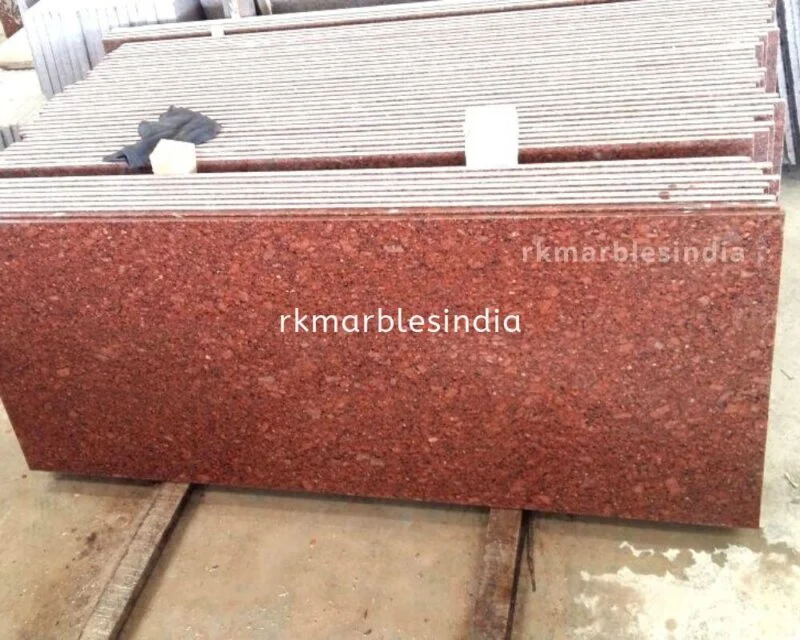 Ruby red Granite | Red Granite range | Slab for sale at Rk Marbles India