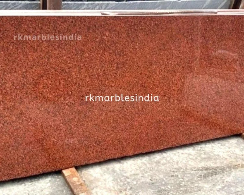 Ruby red Granite | Red Granite range | Slab for sale at Rk Marbles India