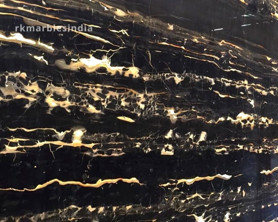 Golden Portoro Waterfall Marble at best Price - RK Marbles India