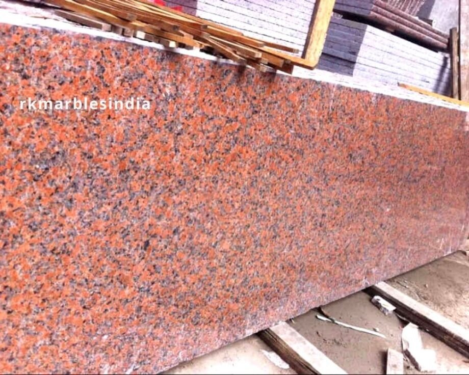 Maple Red granite | Red granite range| slabs for sale | Rk Marbles India