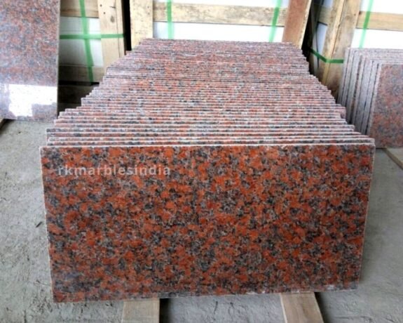 Maple Red granite | Red granite range| slabs for sale | Rk Marbles India