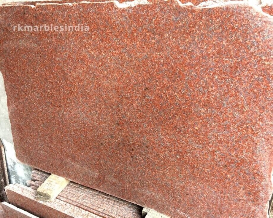 Ruby red Granite | Red Granite range | Slab for sale at Rk Marbles India