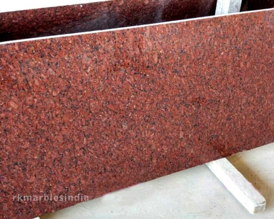 Ruby red Granite | Red Granite range | Slab for sale at Rk Marbles India